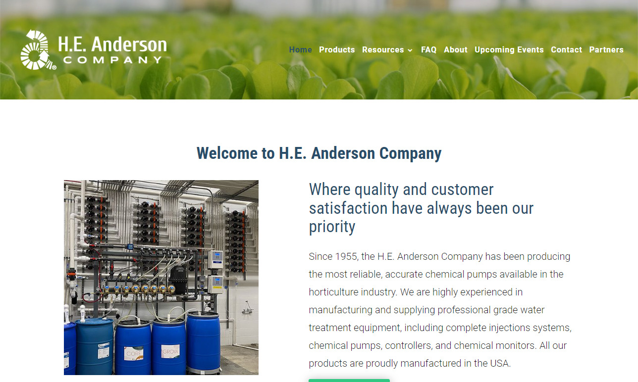 H.E. Anderson Company | Metering Pump